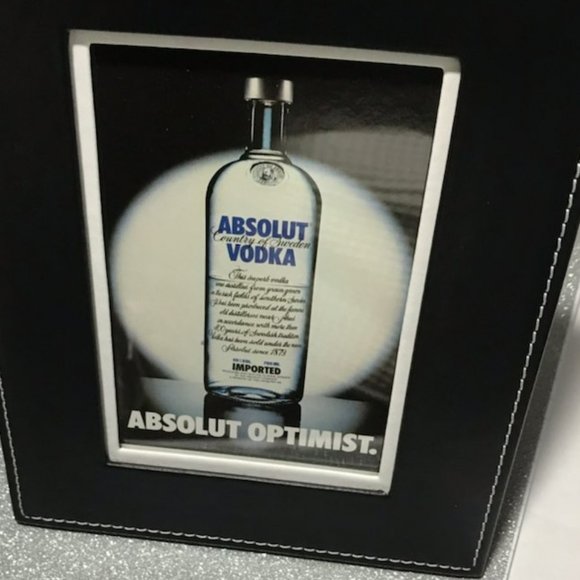 Absolut Vodka | Art | Vintage 994 Absolut Optimist Promo Card Drink ...